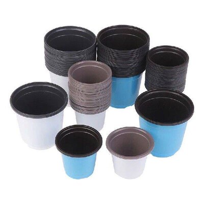 10PCS Home Plastic Flowerpot Cultivation For Succulent