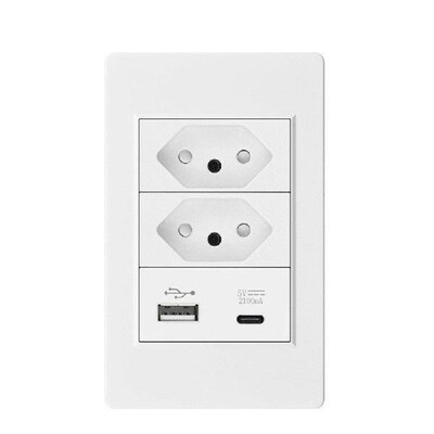 Brazillian Outlet Compatible With Devices Requiring Fast