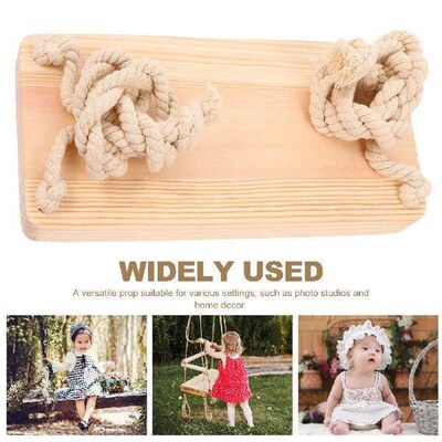Props for Photoshoot Swing Decor Chair Wooden Chairs Baby