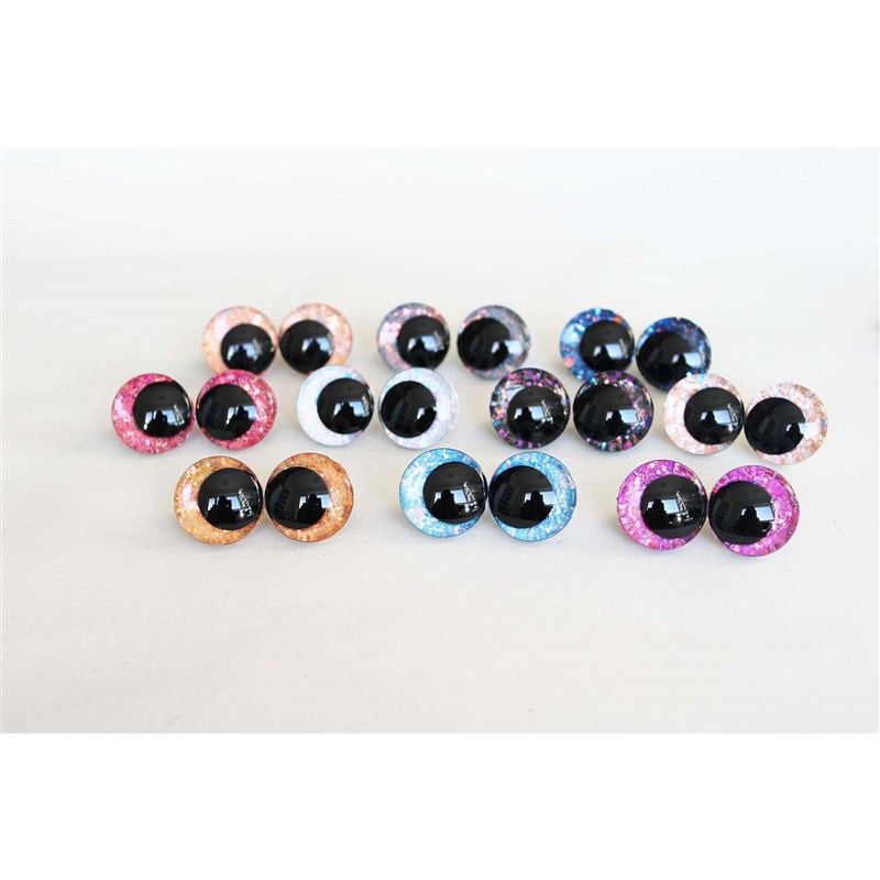 10pcs 12mm 14mm 16mm 18mm 20mm 25mm 30mm Cartoon 3D glitte