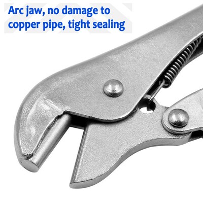 Locking Pliers 7  175mm Crimping Tool Carbon Steel Refrigera