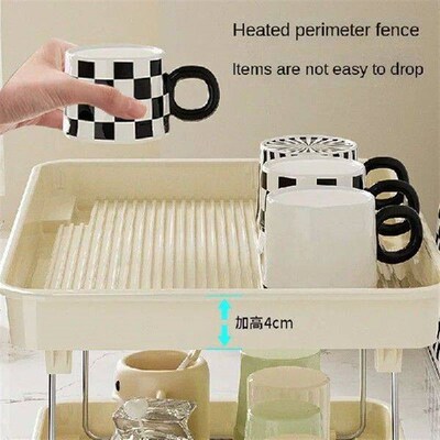 Large Capacity Desktop Shelf Office Home Cup Holder with