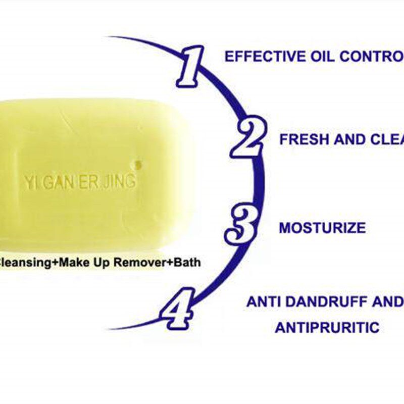 3PCS YIGANERJING Sulfur Soap Skin Conditions Effective Remov