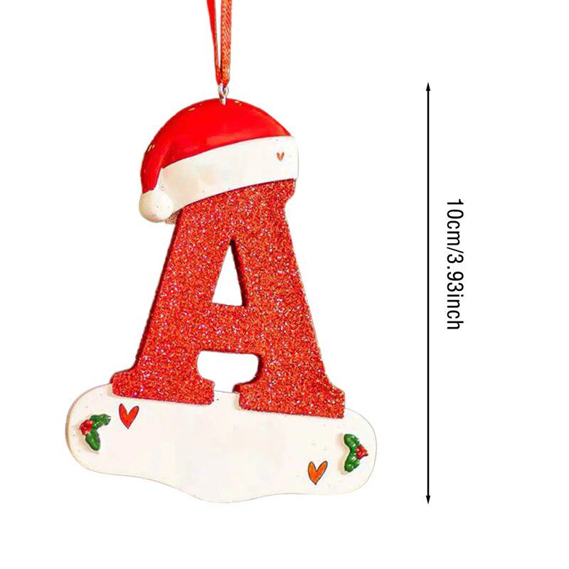Christmas Tree Decoration Letter Pendant 26 Letters Home Hol