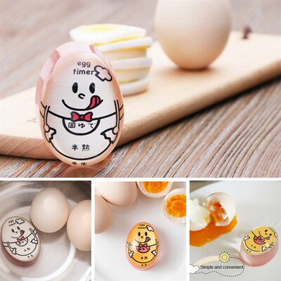 Egg Timer Resin Boiled Egg Cooker Color Changing Cooking Tem