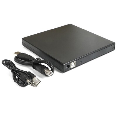 USB External DVD CD RW Disc Burner Combo Drive Reader for Wi