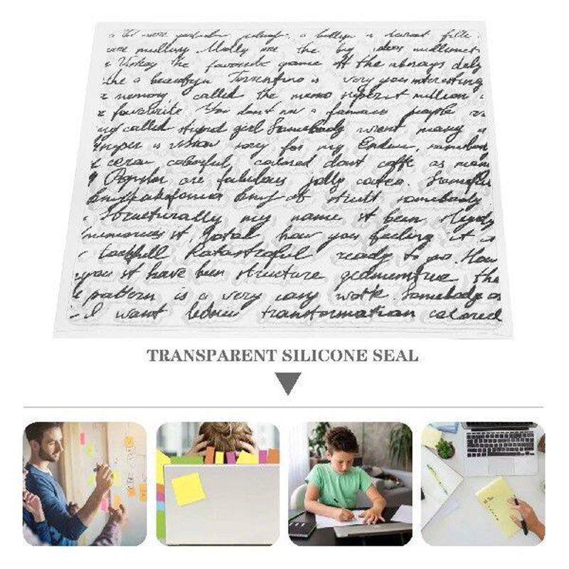Scrap Transparent Seal Stamp Silicone Stamps for