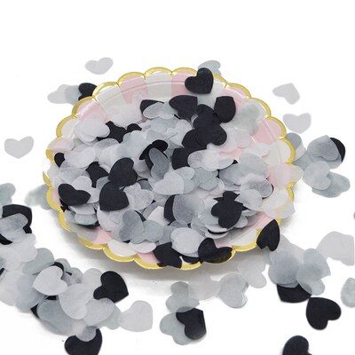 2.5cm 1000pcs Heart Shape Multicolor Paper Confetti  Balloon