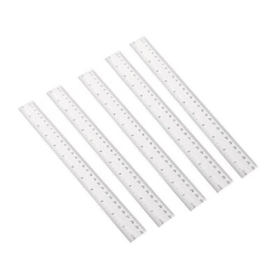 Clear Ruler Plastic Ruler15/20/30cm Drafting Tools Measurin0