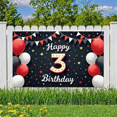 Easy To Hang Celebration Banner  Banner Party Backdrop For