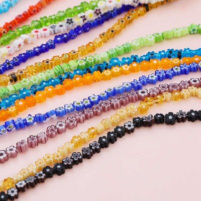 Ins Fresh Style Glaze Beads Handmade  Beaded Material Homema