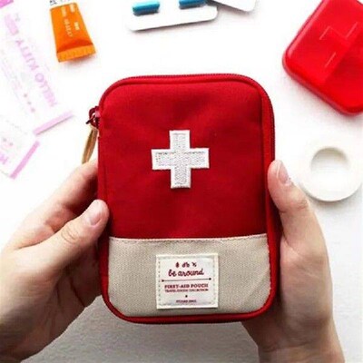 Mini Portable Medicine Bag Household Medicine Box Outdoor