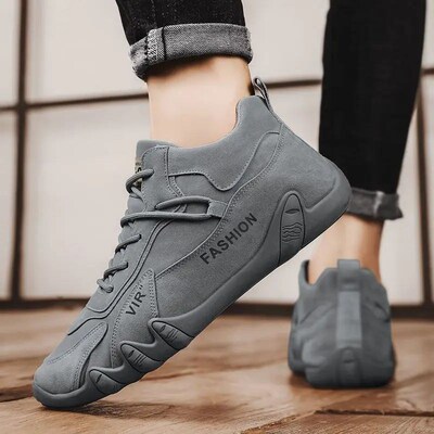 Ankle Boots for Men Casual Plush Warm Snow Boots Winter Snea