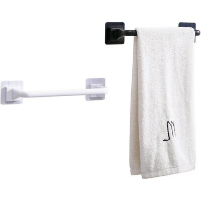 towel rack bathroom no hole drying wall hanging towel
