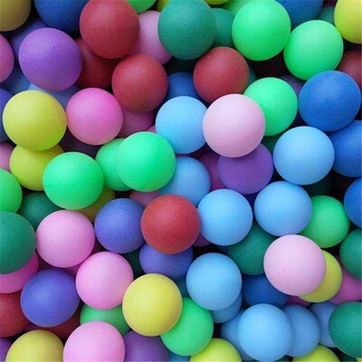 502510 PcsPack Colored Ping Pong Balls 40mm Entertainment0