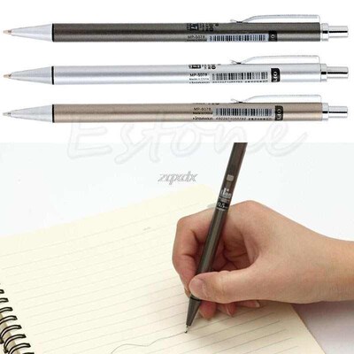 0.5/0.7mm Metal Mechanical Automatic Pencil For  School Writ