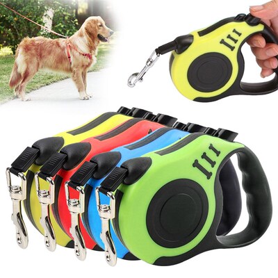 3/5M Duurzaam Leash Automatische Intrekbare Nylon Kat Lead U