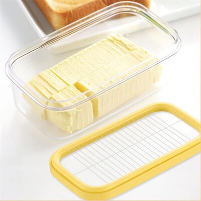 Stick Butter Container Dish Slicer Cutter Serving Dish