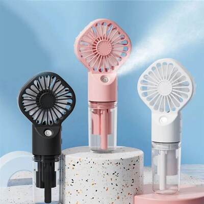 1pc Portable Handheld Spray Fan,Water Spray Mist Fan,Student
