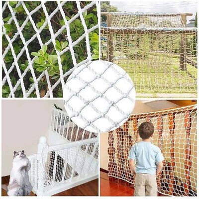 White Nylon Safety Net Construction Flame Retardant Safety