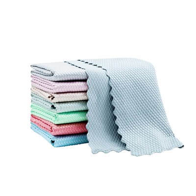 Kitchen Towel Cleaning Cloth Window Glass Rag Dish Wipe rags