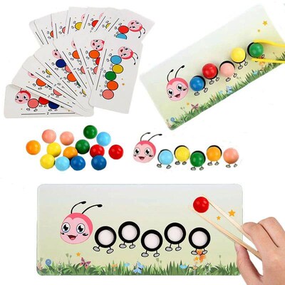 Childrens Learning Resources Categorization Wooden Caterpil