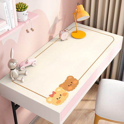 卡通书桌垫 保护儿童学生学习桌垫pvc写字台防水皮革环保护眼专用