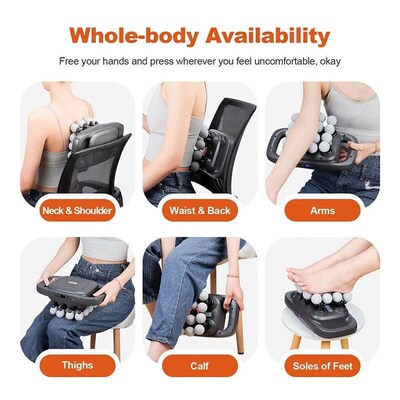 16-Head Fascia Gun High-uFrequency Vibration Body Massage Gu
