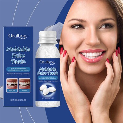 ORALHOE Solid Dental Adhesive: For Temporary Tooth Repair, F