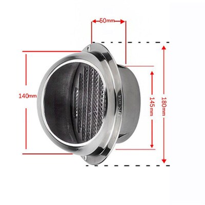 304 Stainless Steel Wall Ceiling Air Vent Ducting Ventilatio