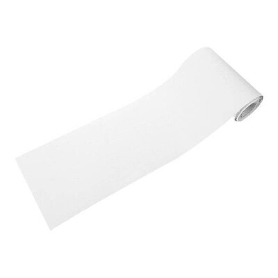 5Pcs Self Adhesive Skirting Board White Wood Grain 5m PVC