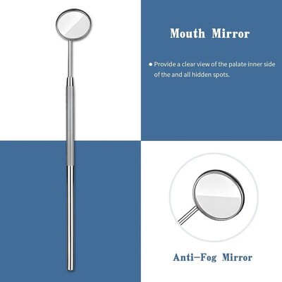 3pcs Dental Tools Dental Pick Oral Care Kit Stainless Steel