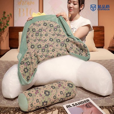 蓝品盾家用床头靠垫卧室床上腰靠办公室久坐护腰靠枕沙发座椅靠背