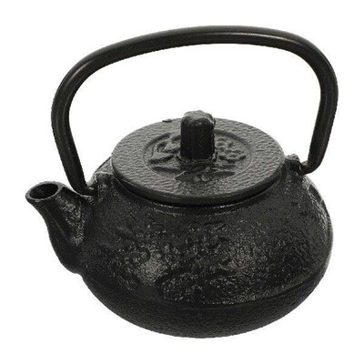 Pig Iron Cast Teapot Office Decor Insulated Vintage Home