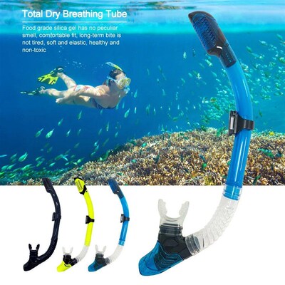 Diving Snorkel Silicone Full Dry Underwater Diving Air Breat