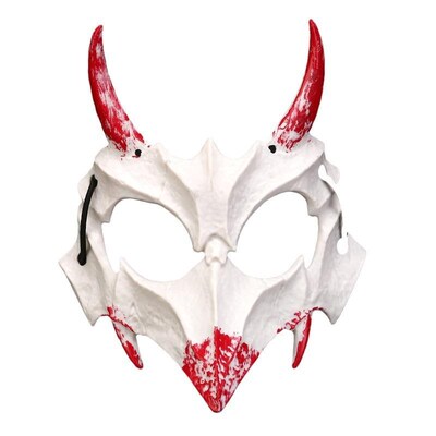 Halloween Half Face Bleeding Mask Performance Mask万圣节面具