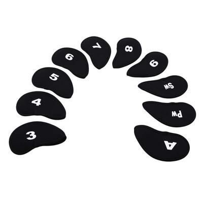 10 Pcs Geolf Club Head Covers Iron Putter Head Cover Putter