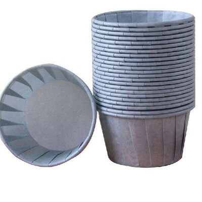 50Pcs Wrappers Birthday Decorations Foil Baking Cups Muffin