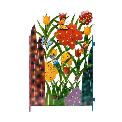Flower Garden Fence Border Garden Lawn Flowerbeds Picket Fen