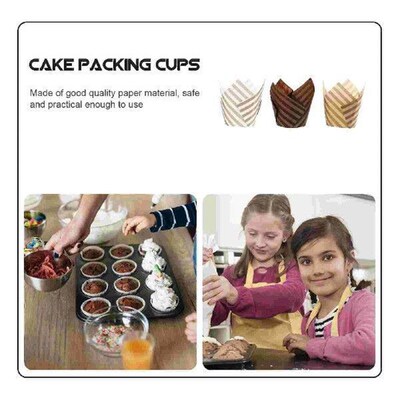 300 Pcs Muffin Cup Cake Shops Liners Paper Cupcake Baking