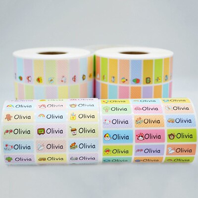 120Pcs Customize Name ers Waterproof Personalized Labels Chi