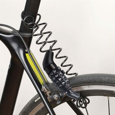 Bicycle Lock Steel Cable Chain Security Safety Bike Password