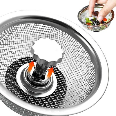 Stainless Steel Kitchen Sink Filter Anti-blocking Sink Sewer