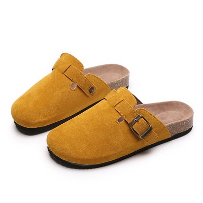 Baotou Slippers Womens Couples Cork Drag Large Size Roman S