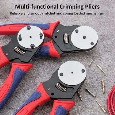 2025 New Professional Closed Barrels Crimper 4 Way Indent