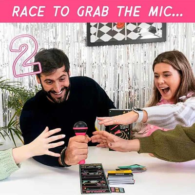 Grab Mic Game, 2025 New Exciting Karaoke Game, 250 Lyrics Ca