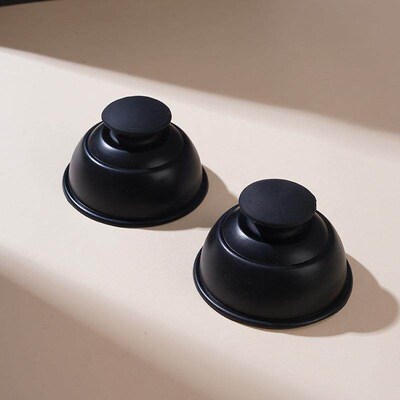 Vacuum silicone cupping set, press and suction type, silicon