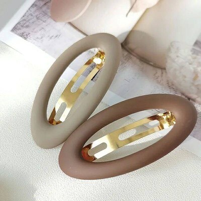Fashion Matte Snap Hair Clips for Women Hairpin Hairclips Ha