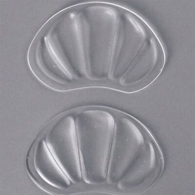 1 Pairs Clear Silicone Heel & Forefoot Cushion Pads Unisex C