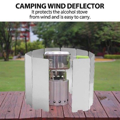 Foldable Camping Windscreen -Camping Stove Wind Shield